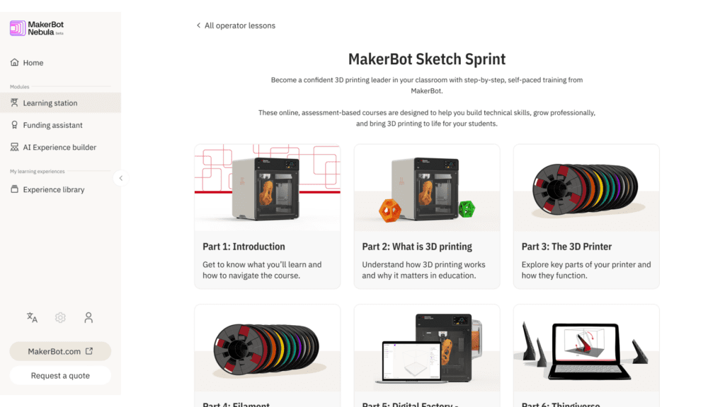 MakerBot Nebula Launches as an AI-Powered Differentiated Learning Platform for Education - MakerBot