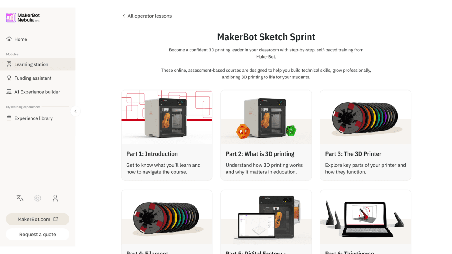 MakerBot Nebula Launches as an AI-Powered Differentiated Learning ...